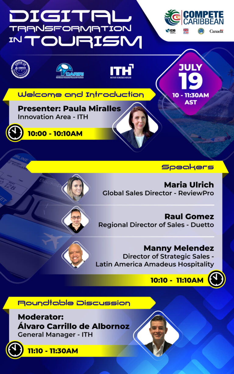 Digital Transformation in Tourism - Compete Caribbean Partnership Facility