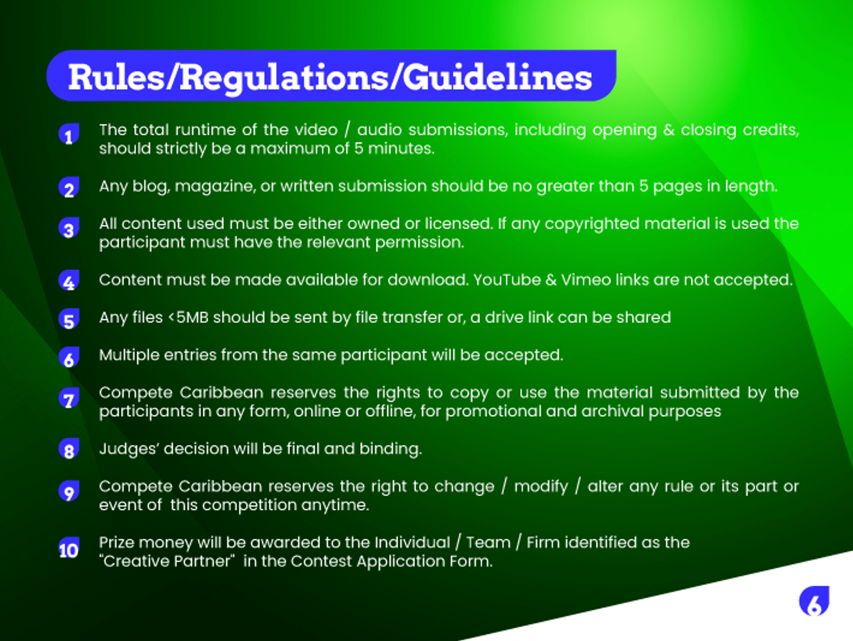 Call For Content Creators - Compete Caribbean Partnership Facility